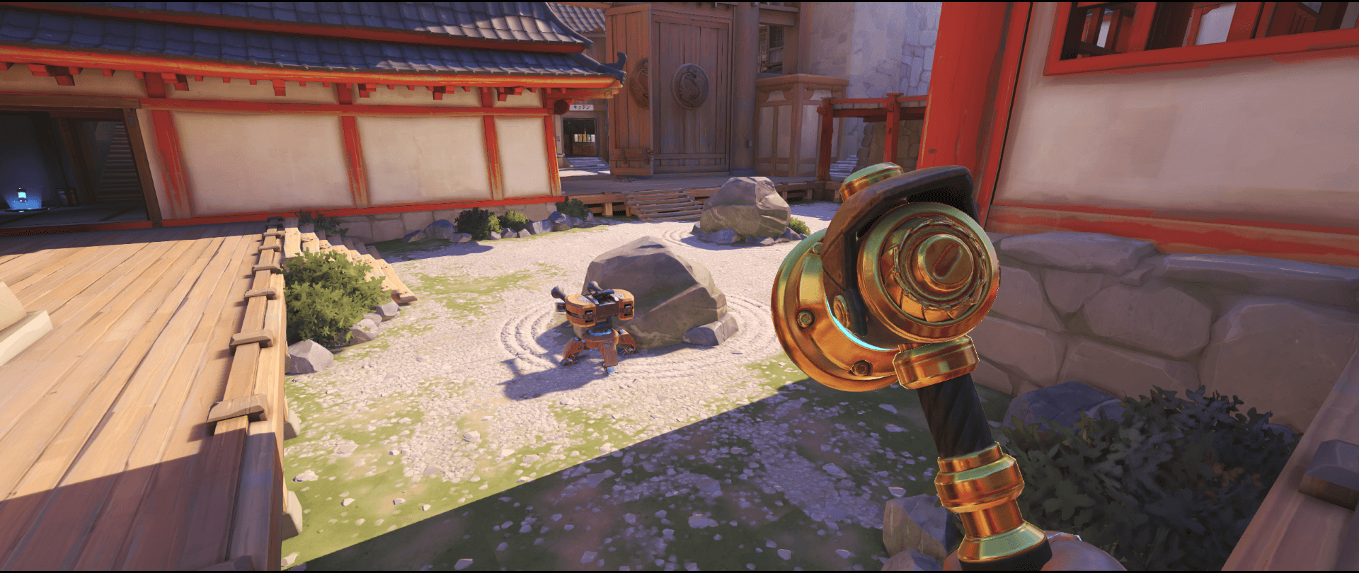 Best Torbjorn turret placement spots on Hanamura | Esports Tales
