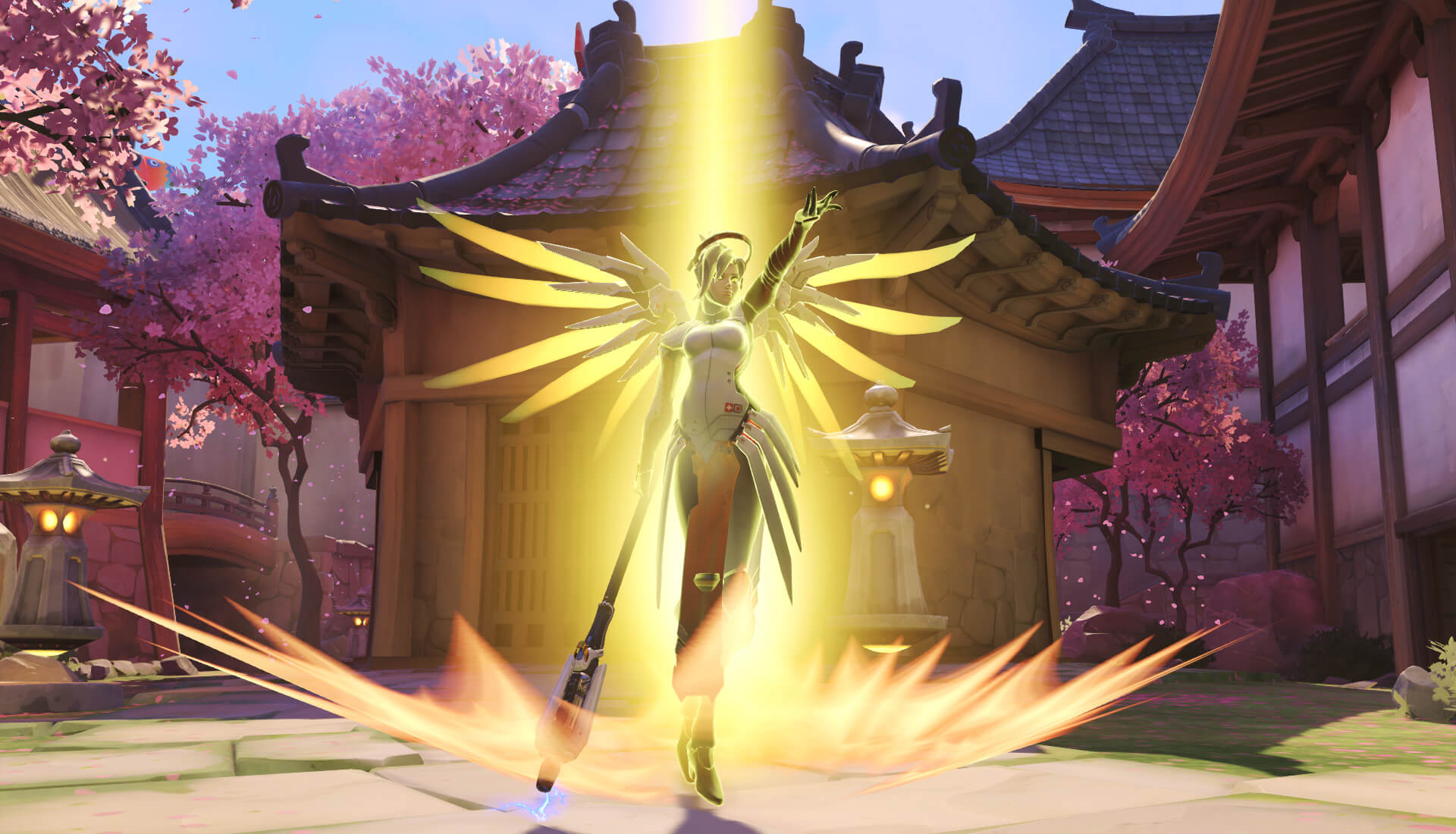 Mercy’s hero and weapon skins - All events included | Esports Tales
