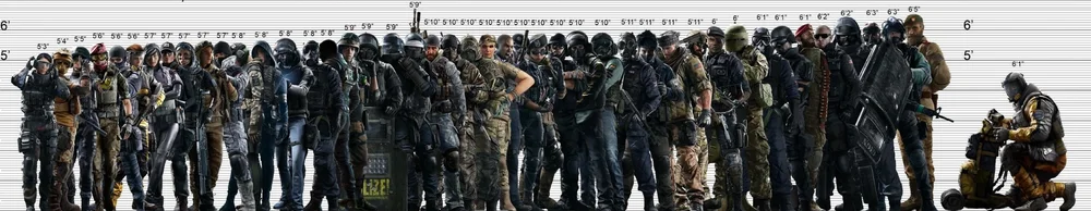 Rainbow Six Siege operators’ official heights, weights, and ages ...