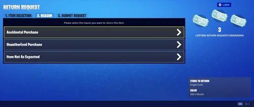 How to refund items in Fortnite: request a refund via the in-game tool ...