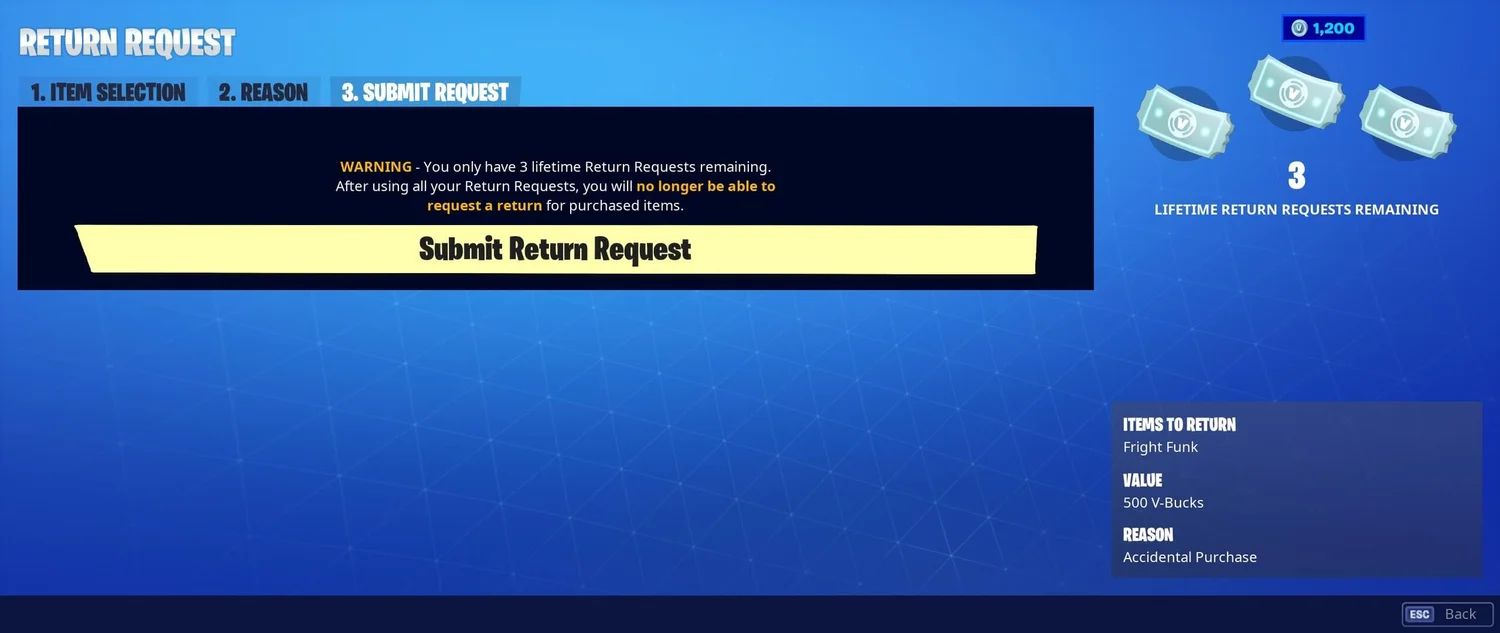 How to refund items in Fortnite: request a refund via the in-game tool ...