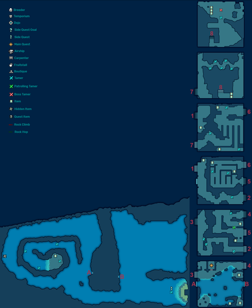 Temtem: map guide with locations of the Airborne Archipelago | Esports ...