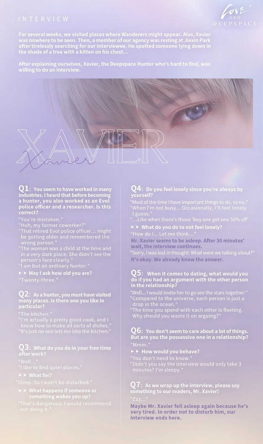 Love and Deepspace Characters’ Official Ages, Heights, and Birthdays | Esports Tales