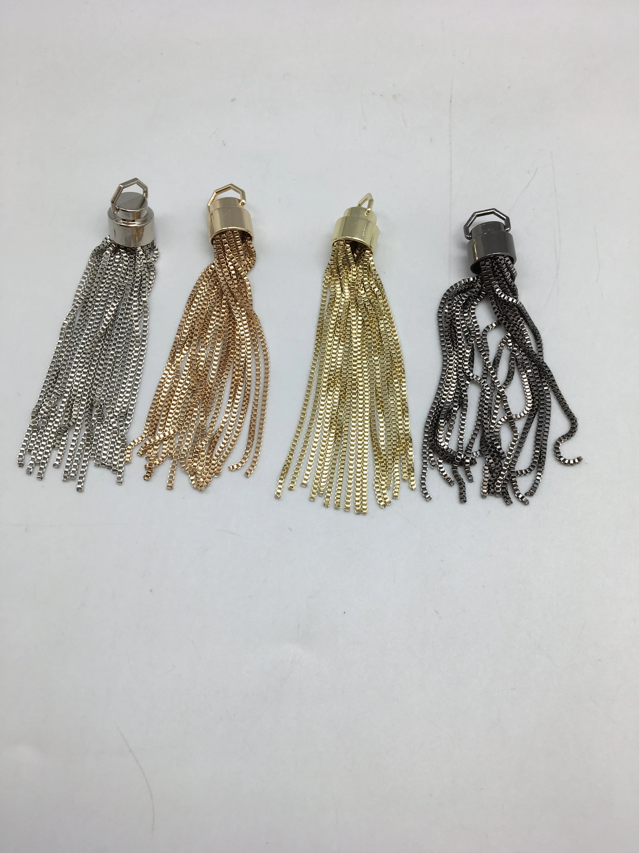 Metal tassels