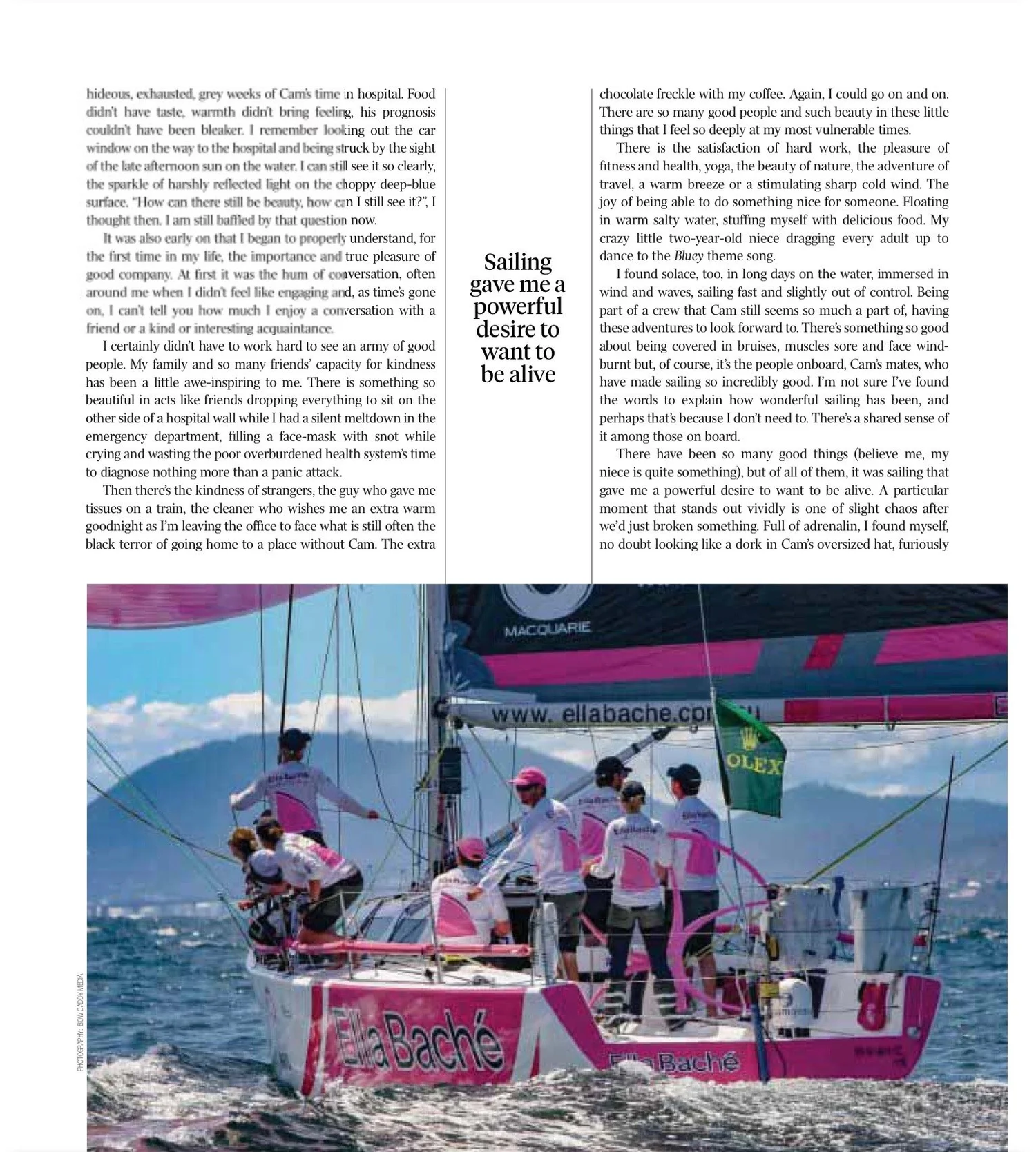 The Weekend Australian Magazine: Journey from the depths of grief ...
