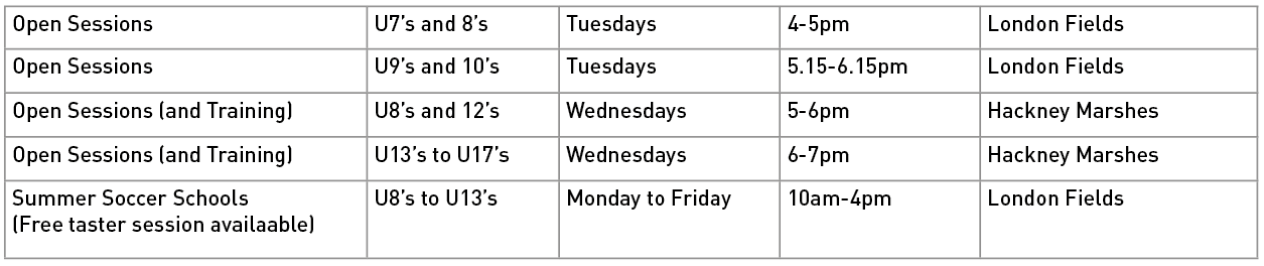 JOIN US — Los Campos FC