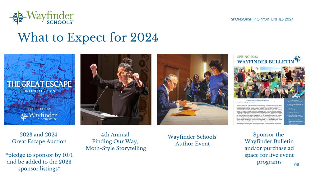 Events — Wayfinder Schools