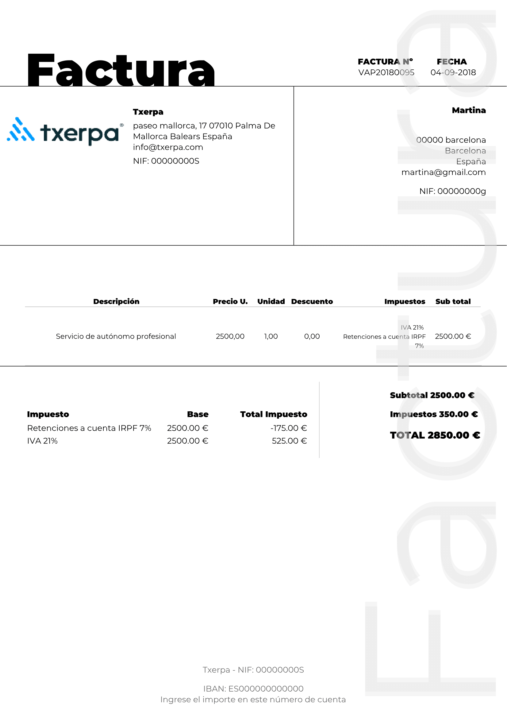 Cómo numerar facturas de autónomos ¡Con trucos! — Txerpa Cómo numerar facturas de autónomos ¡Con trucos! — Txerpa