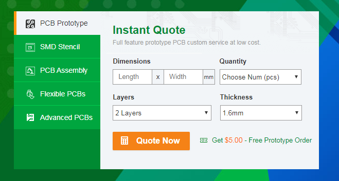 PCBWay Printed Circuit Board Prototype Service — Maker Portal