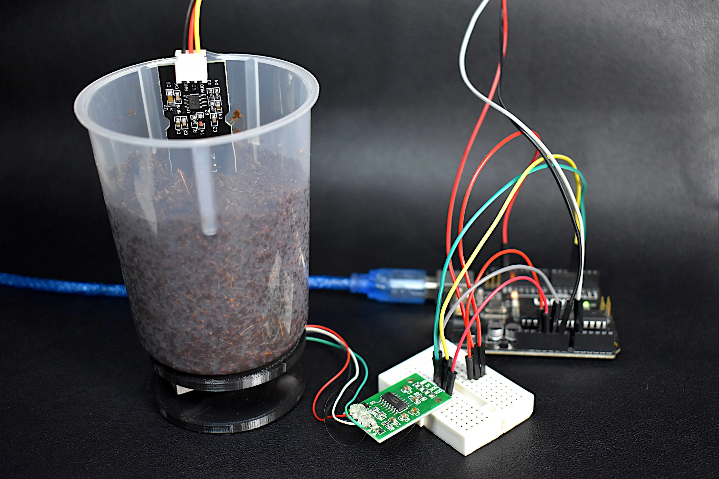 Capacitive Soil Moisture Sensor Calibration with Arduino — Maker Portal