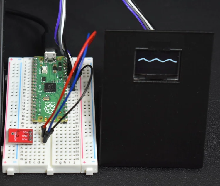 Raspberry Pi Pico OLED Display (SSD1306) — Maker Portal