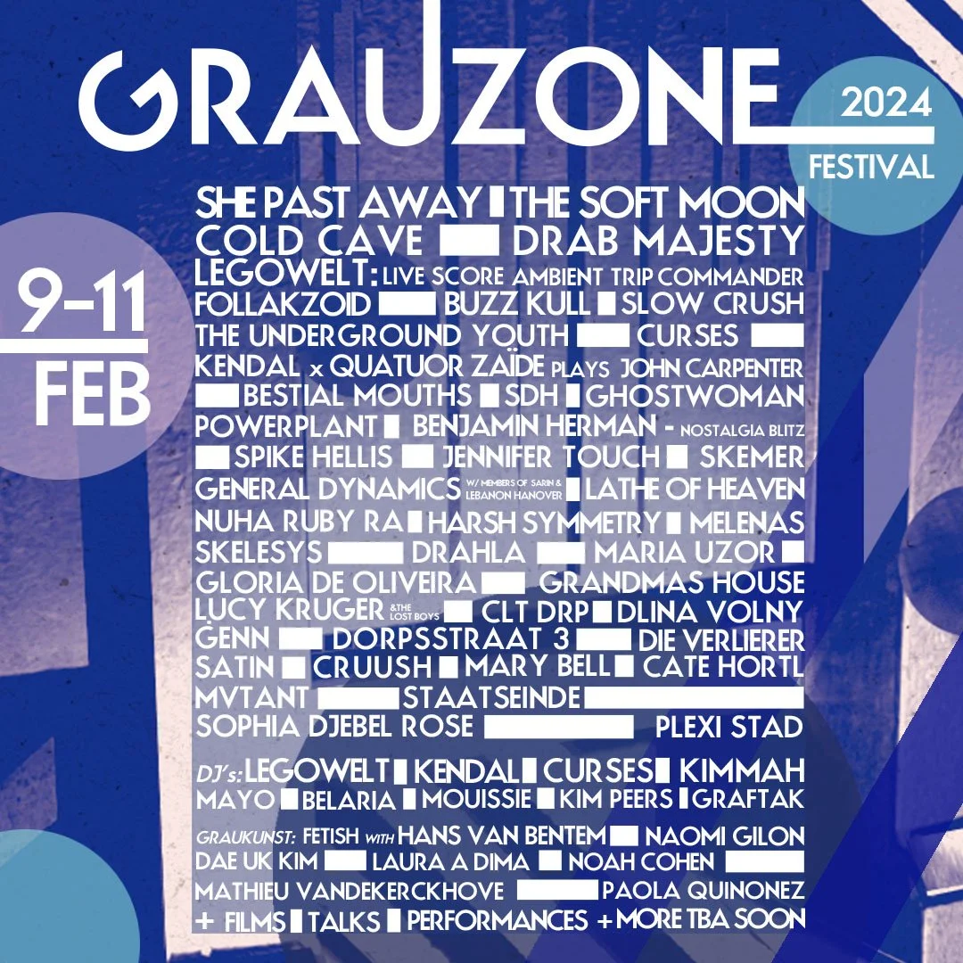 NEW NAMES & DAYSCHEDULE ONLINE — GRAUZONE FESTIVAL