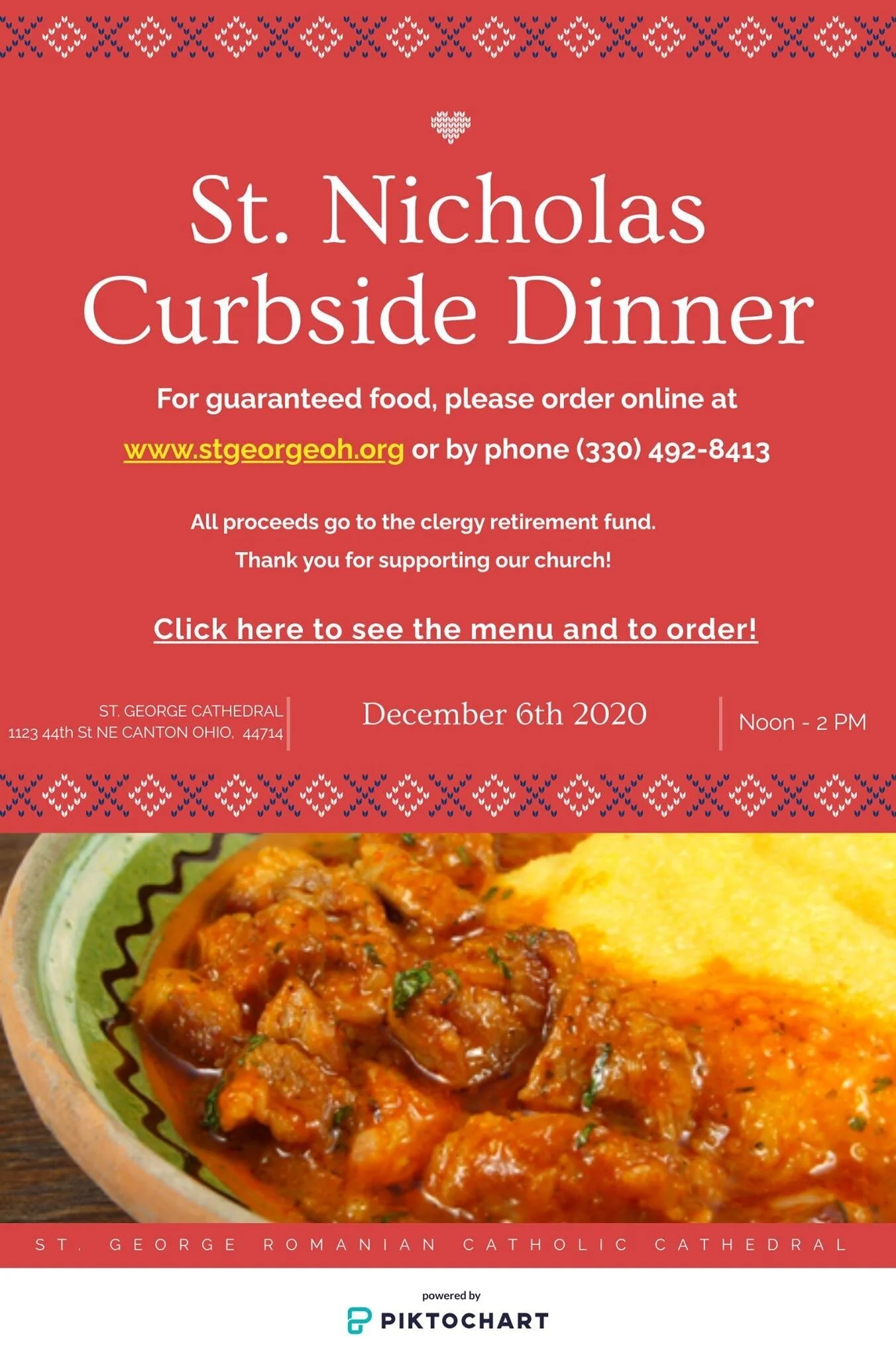 dinners — St George Romanian Byzantine Catholic Cathedral