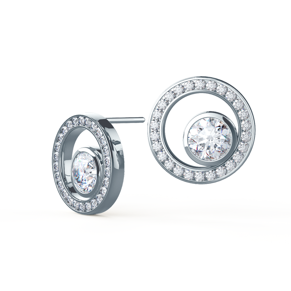 Lab Grown Diamond Studs, Hoops, Dangles, Jackets, Earrings