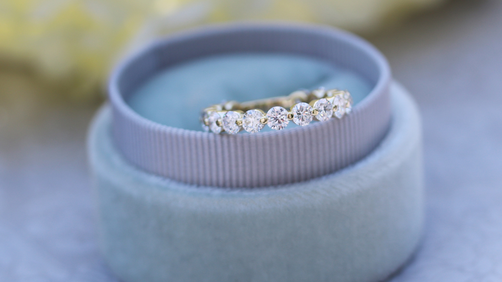 Lab Created Diamond Halo Engagement Rings