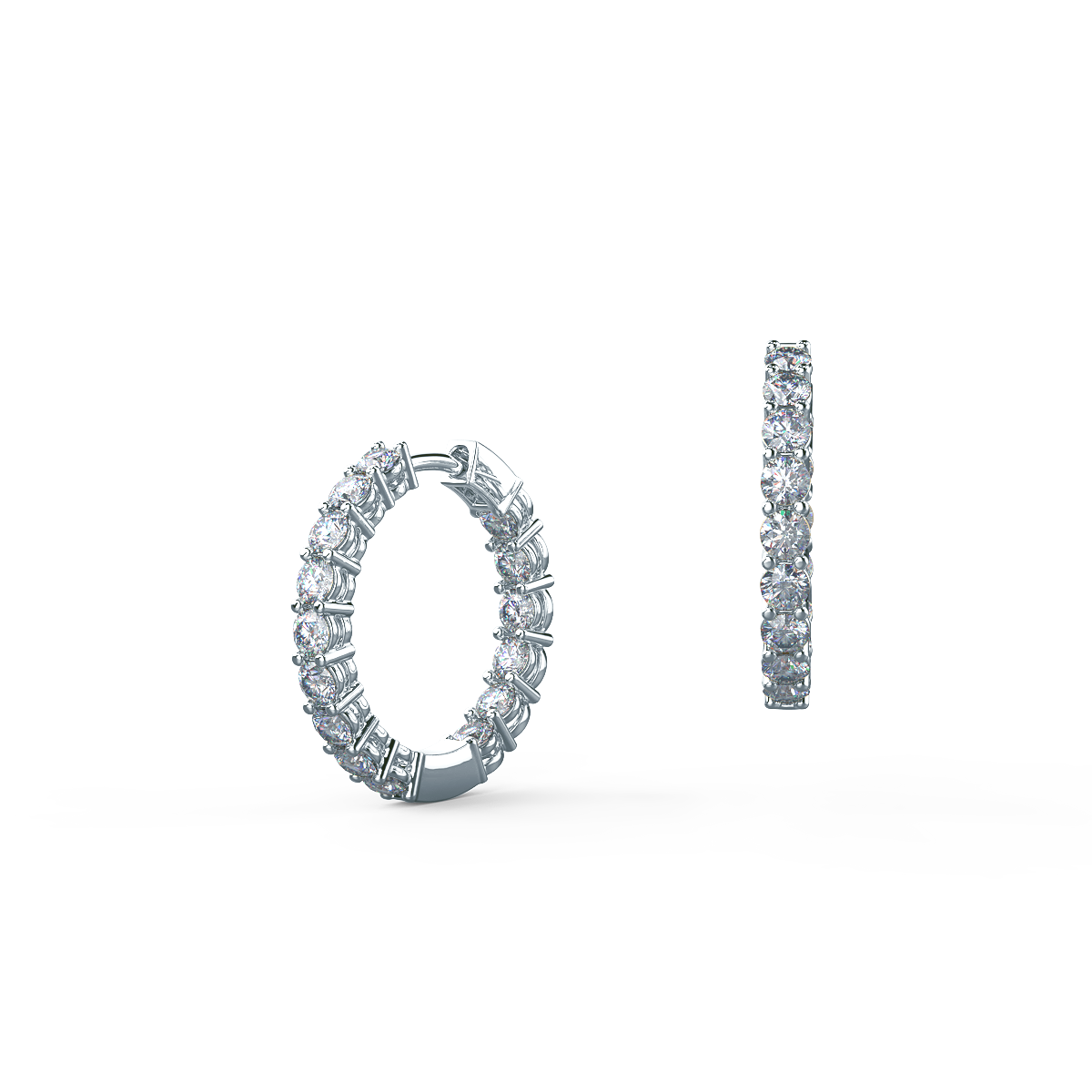 Lab Grown Diamond Studs, Hoops, Dangles, Jackets, Earrings