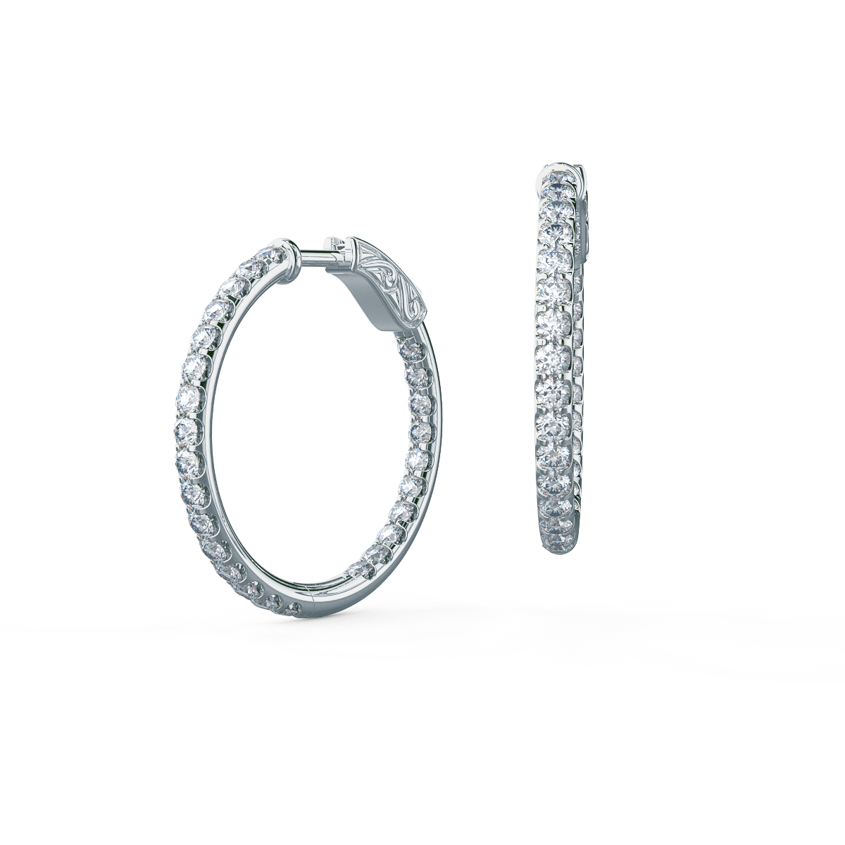 Inside Out Hoop Earrings