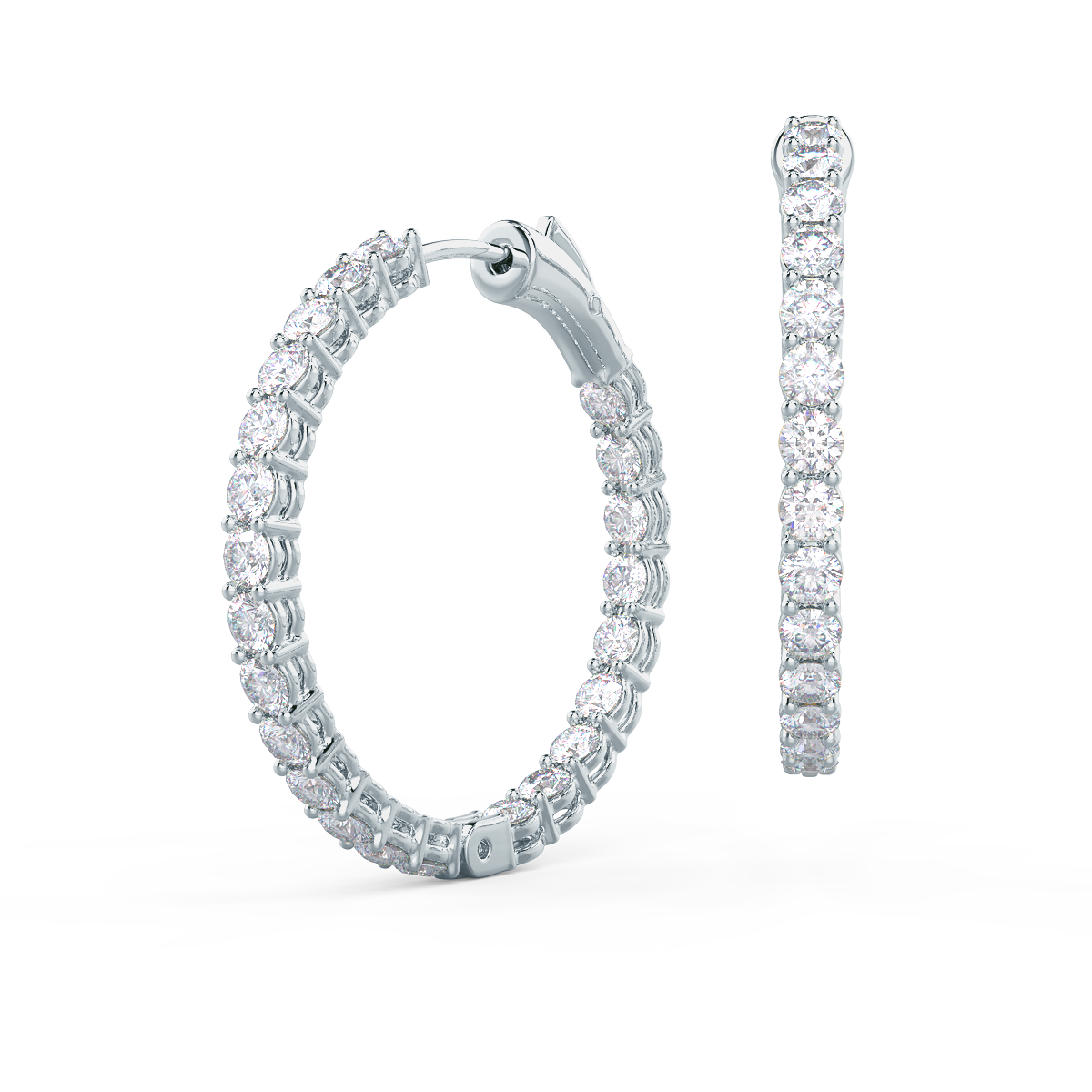 Lab Grown Diamond Studs, Hoops, Dangles, Jackets, Earrings