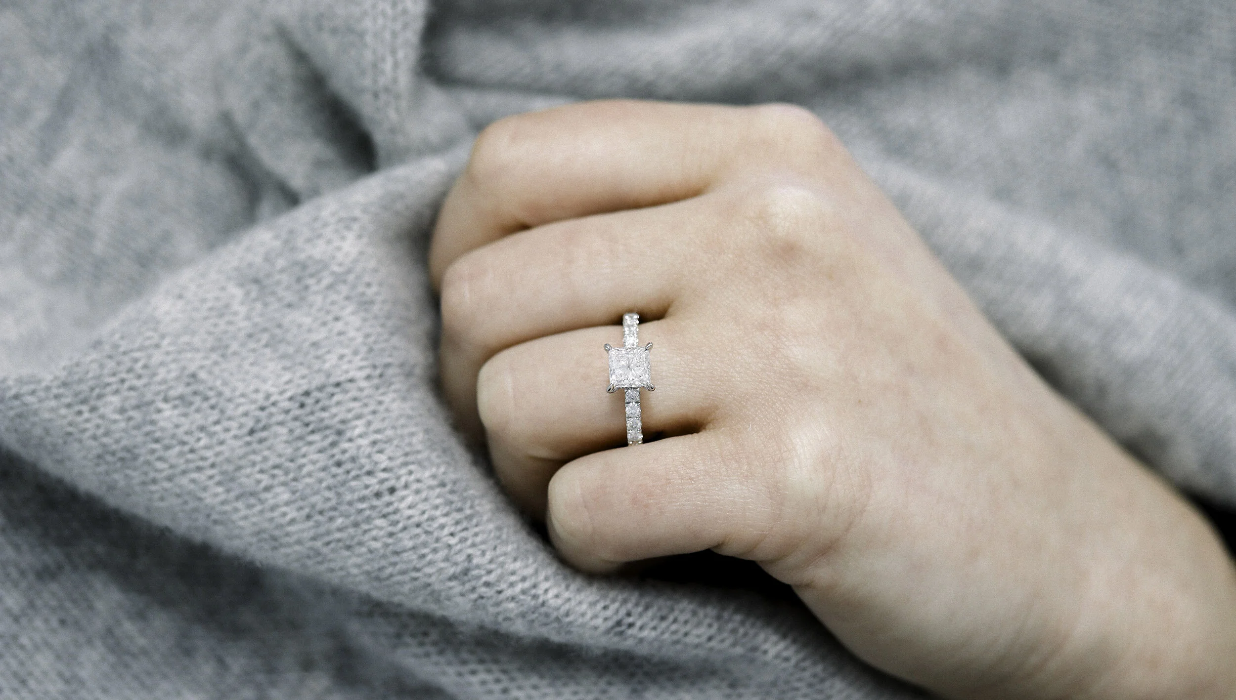 1 Carat Lab Grown Diamond Engagement Rings