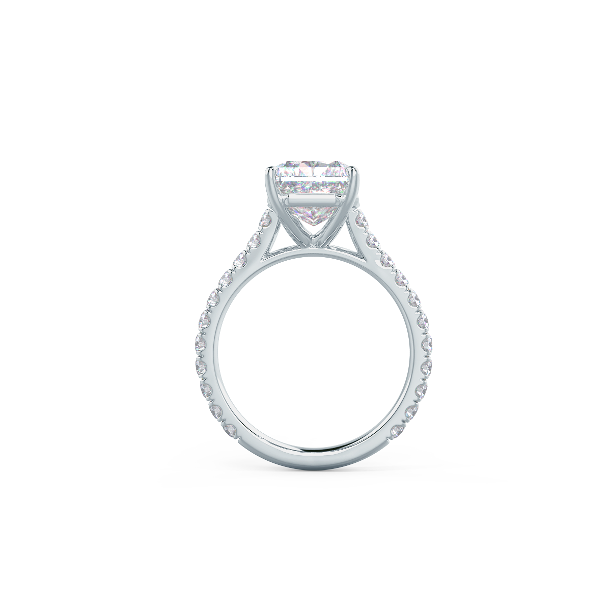 Radiant Cathedral Pavé Setting