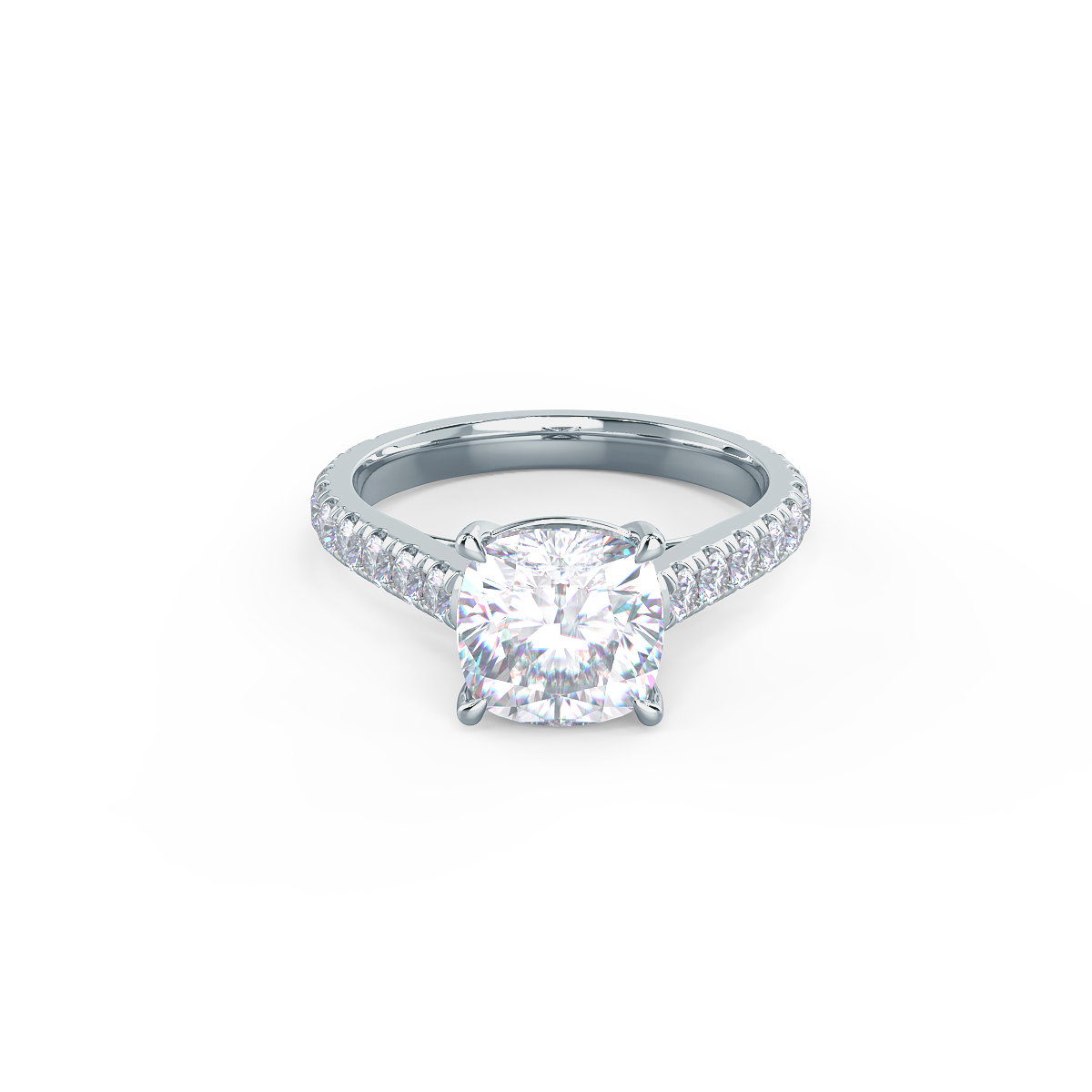 Conflict Free Diamond Band Engagement Rings