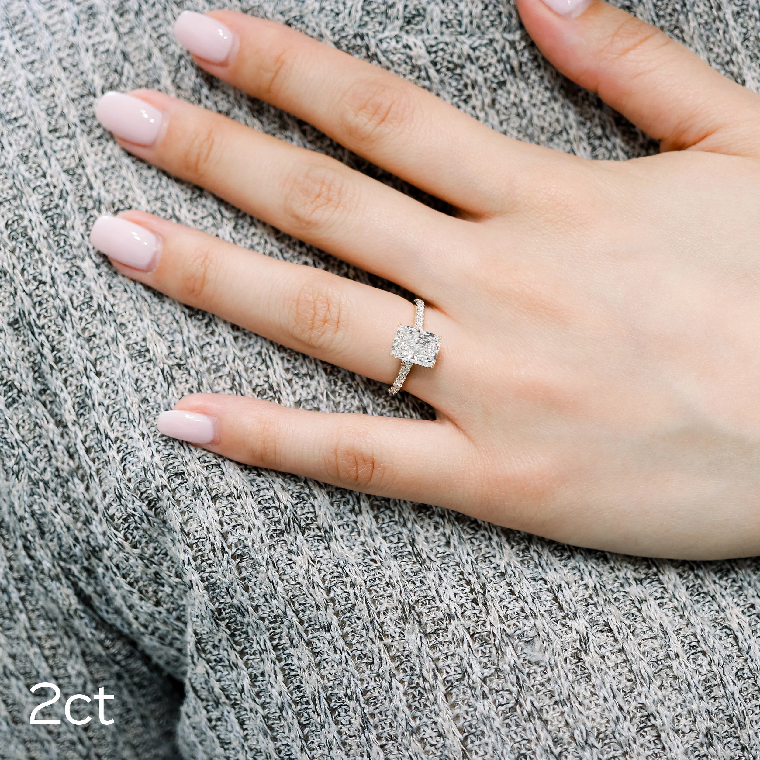 Radiant Cathedral Pavé Setting
