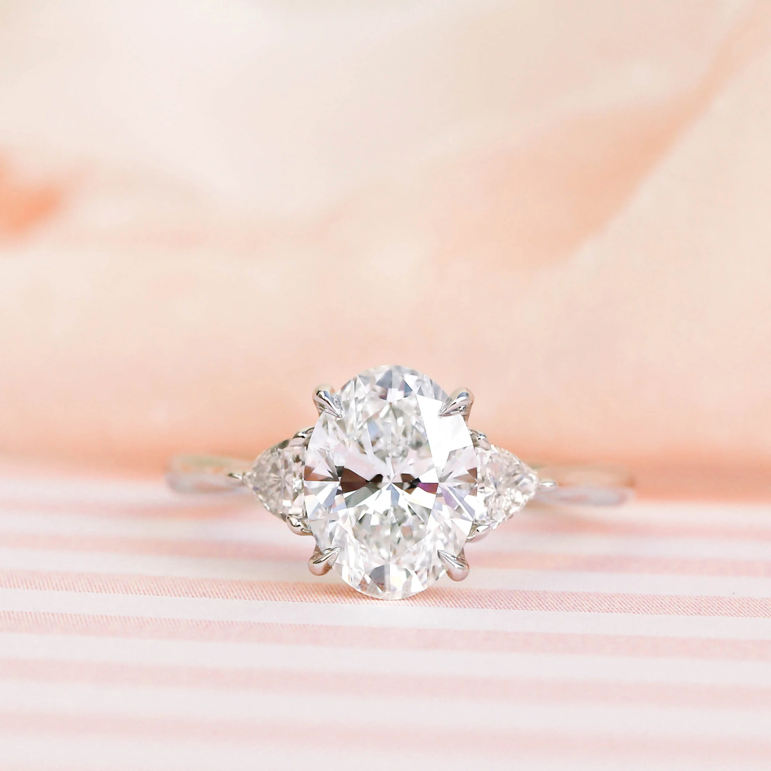 Oval and Trillion Setting