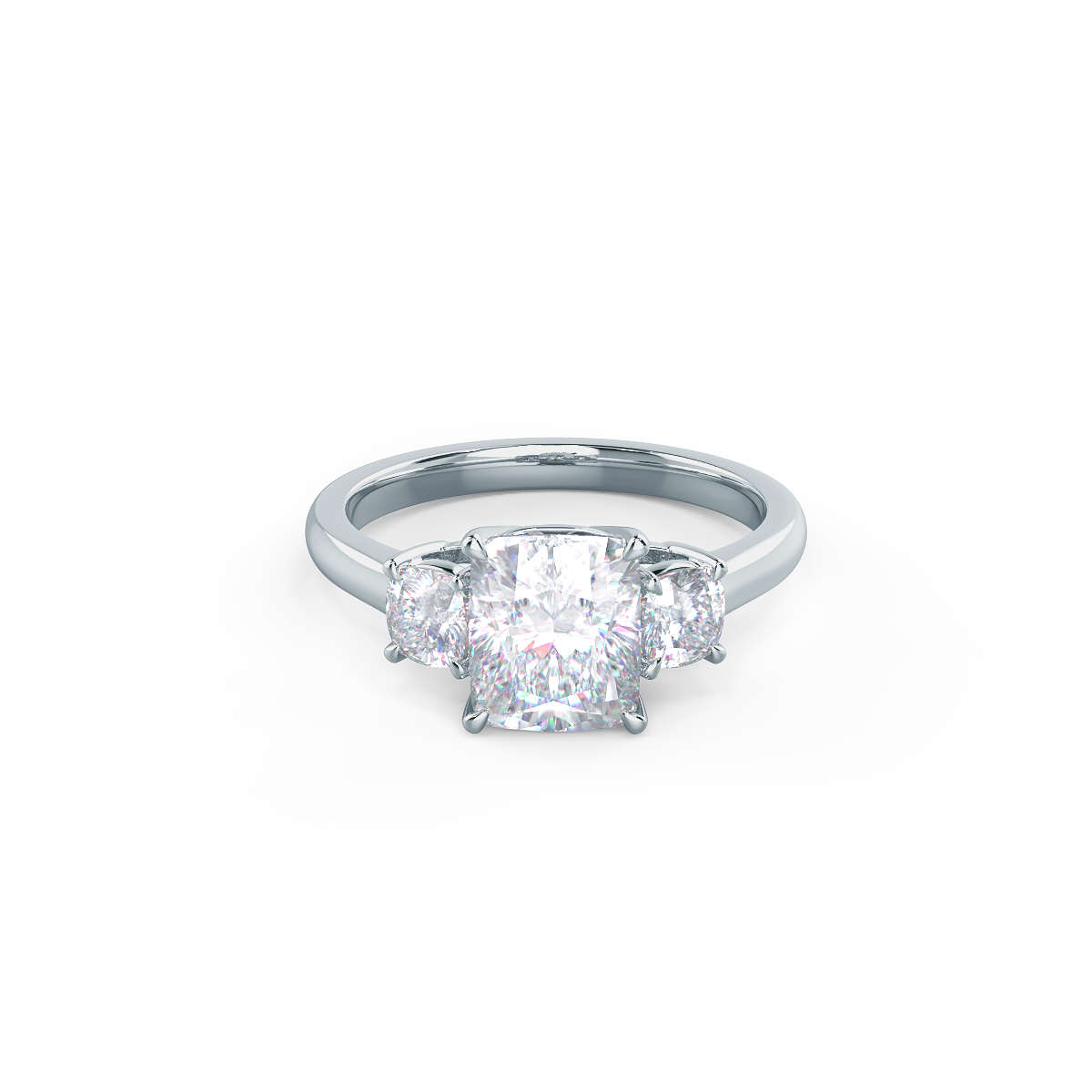 Three Stone Lab Diamond Engagement Rings
