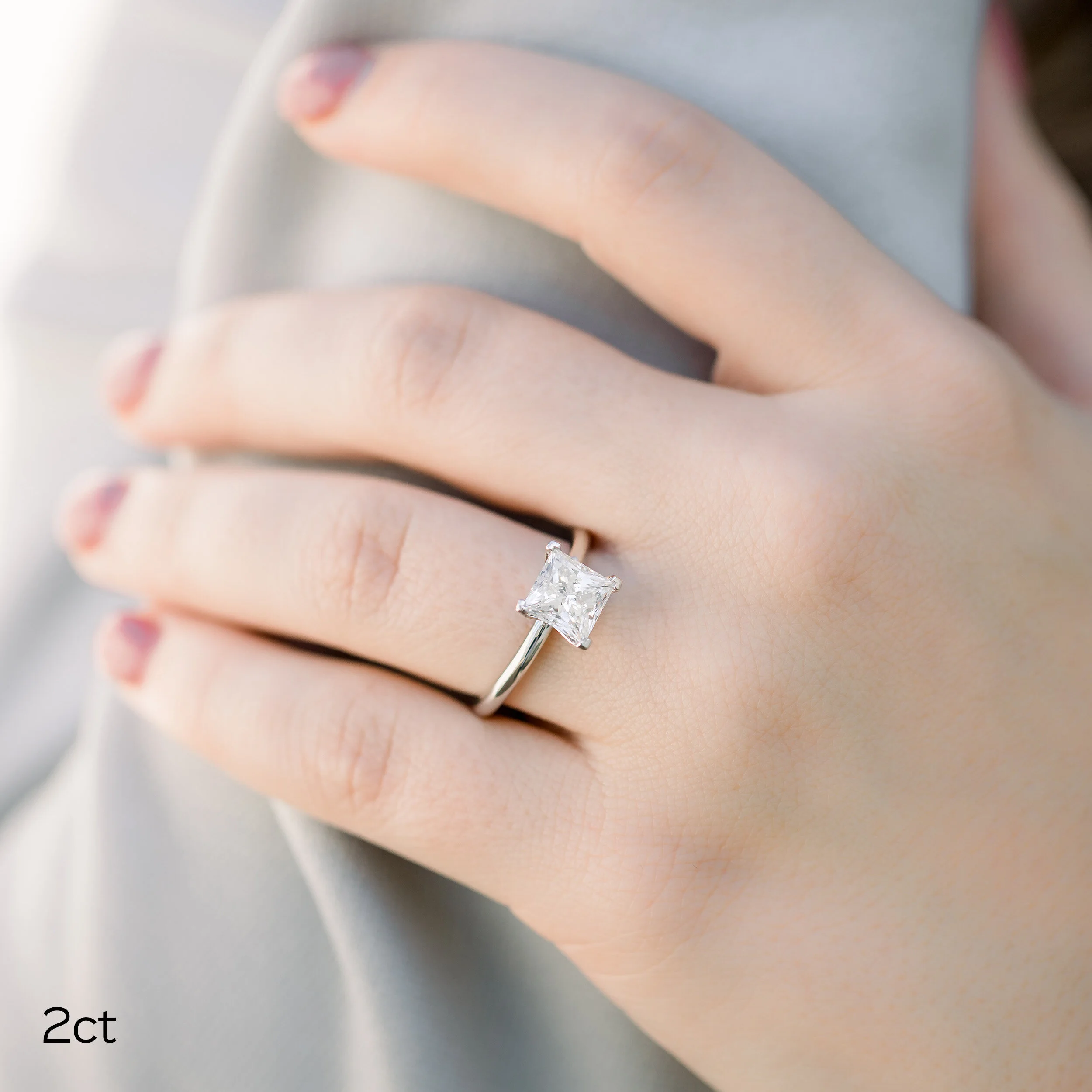 Solitaire Princess Cut Diamond | atelier-yuwa.ciao.jp