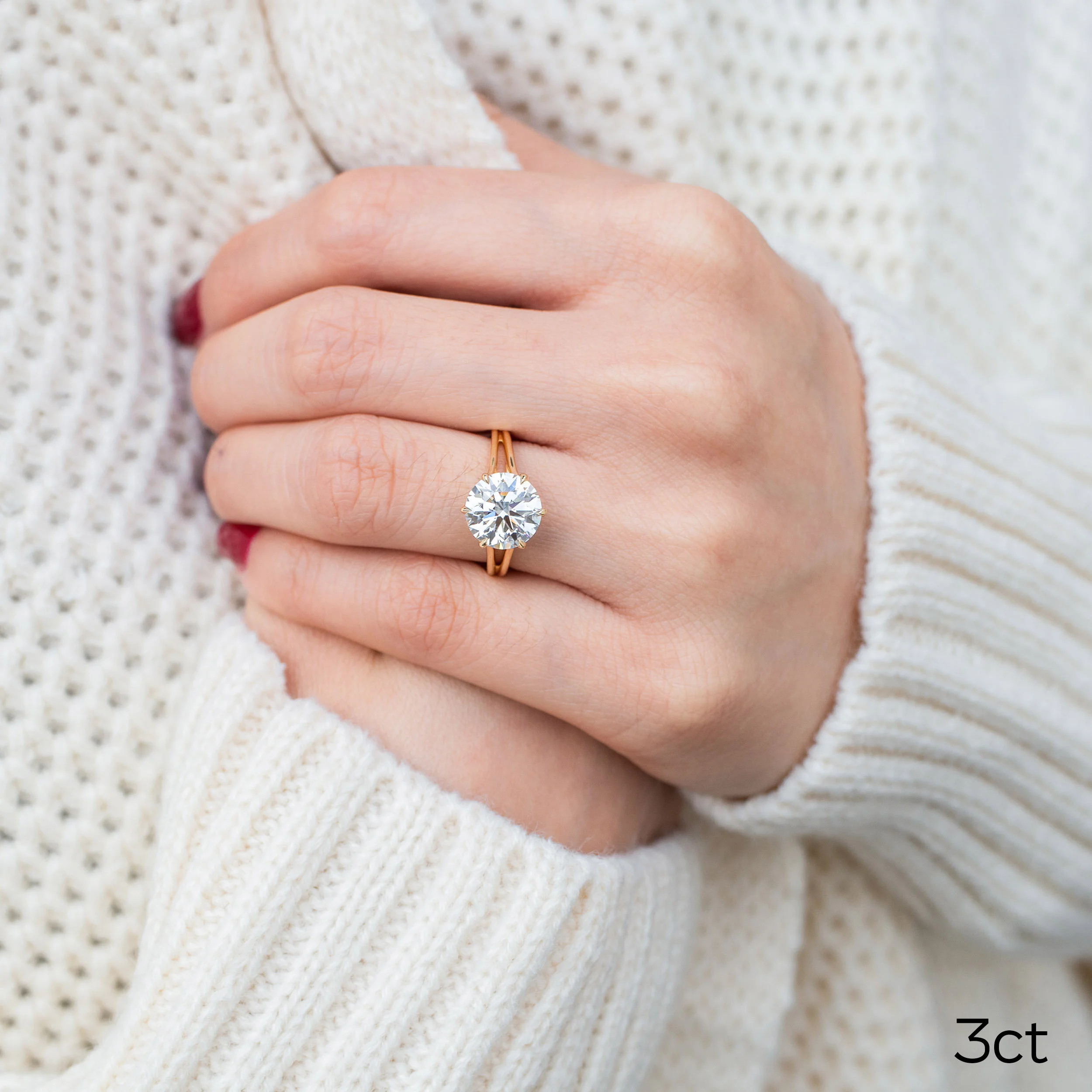 Split Shank Solitaire