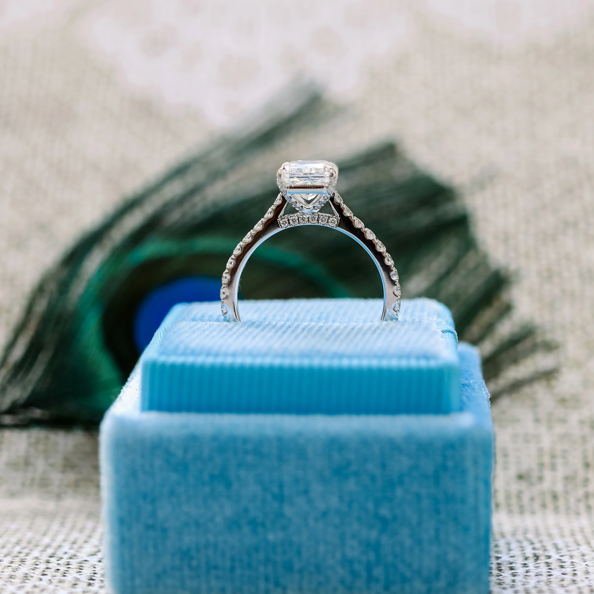 Radiant Cathedral Pavé Setting