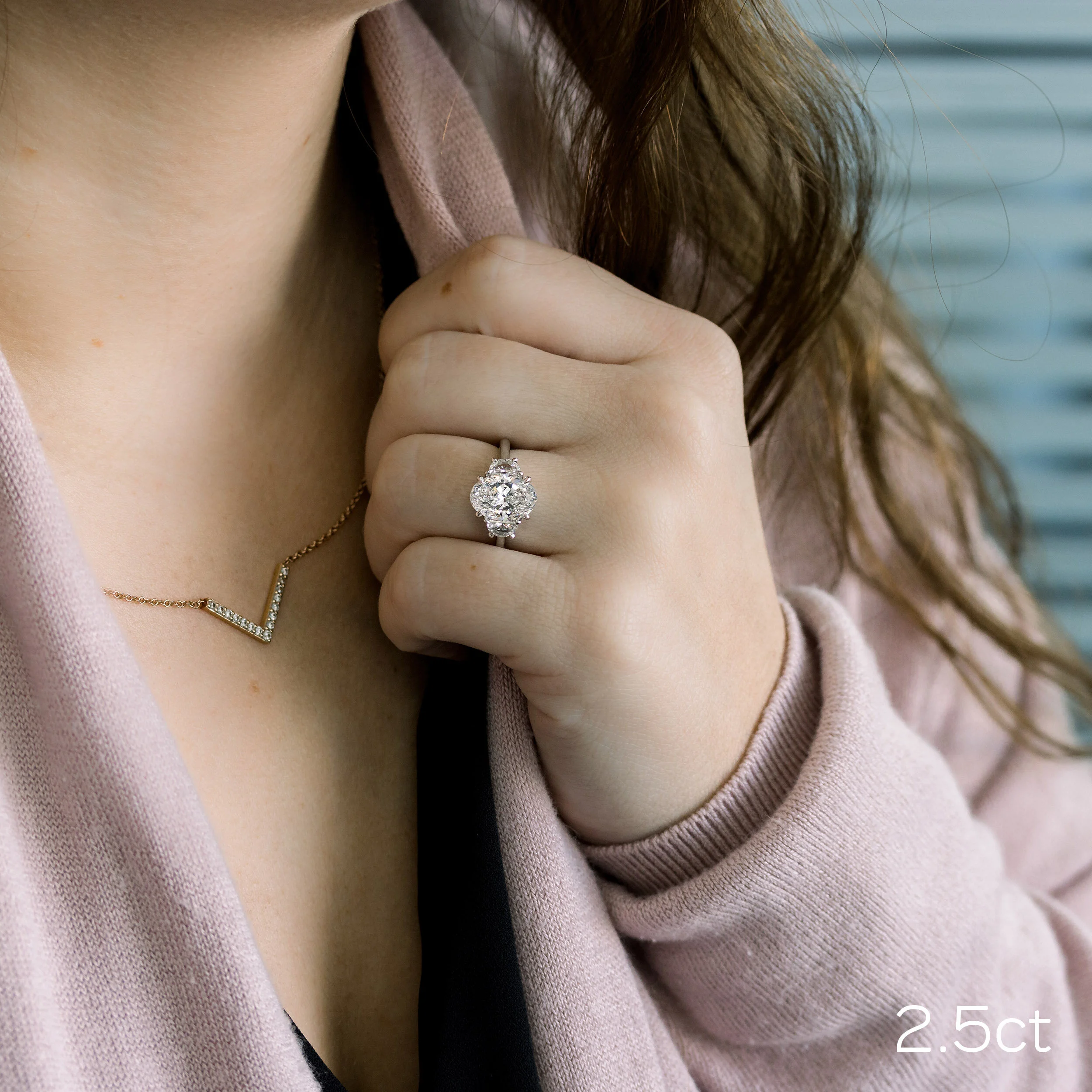 Oval and Half Moon Setting