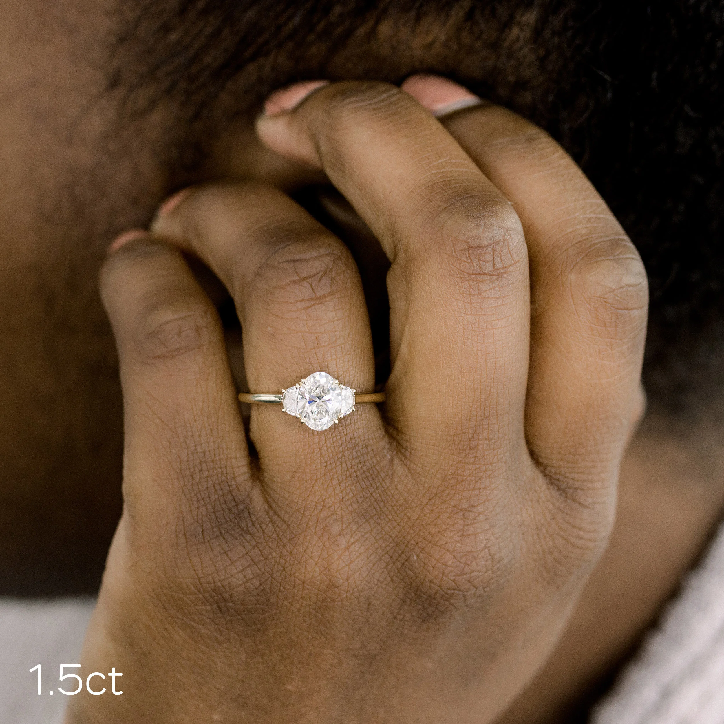 Oval and Half Moon Setting