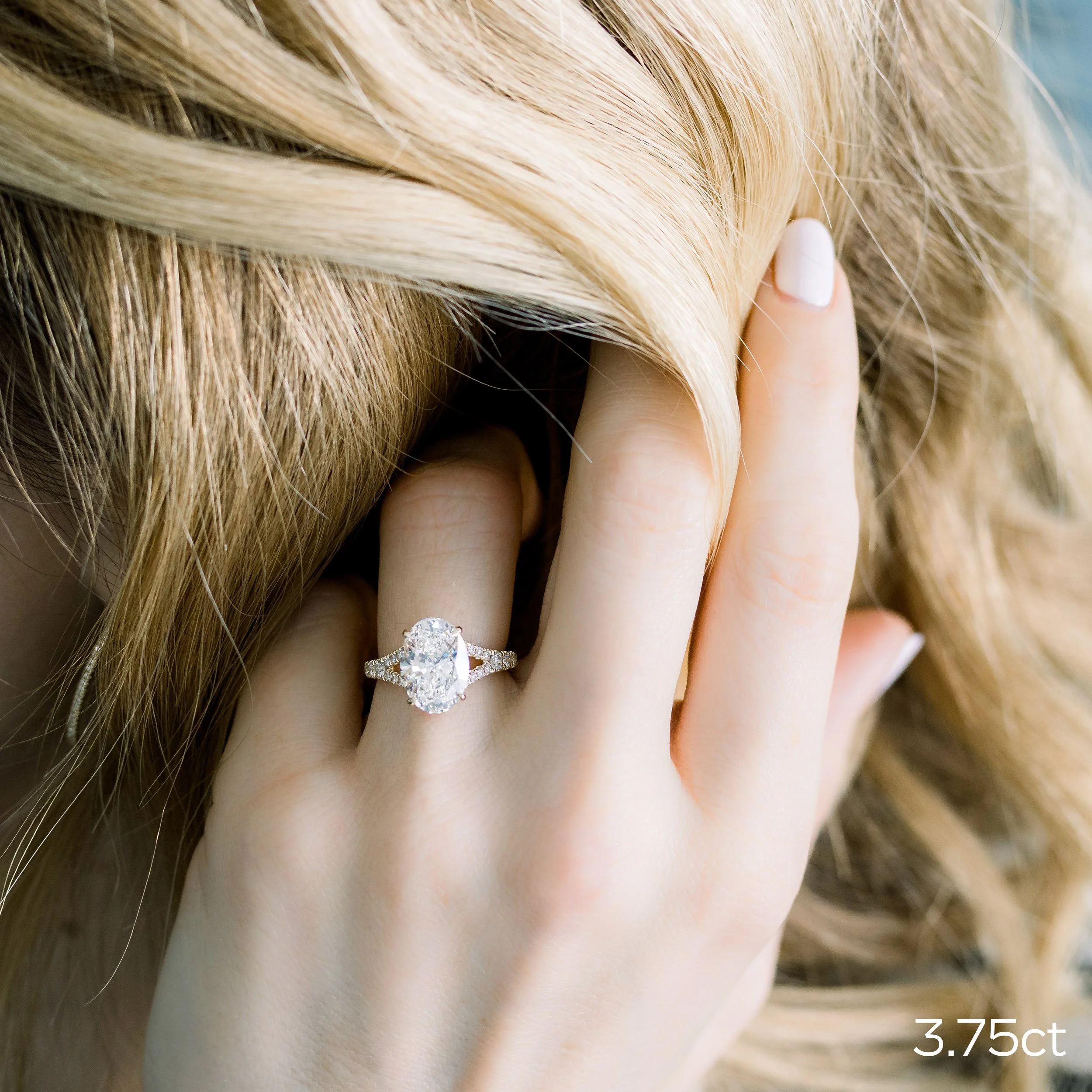 Trellis Split Shank Setting