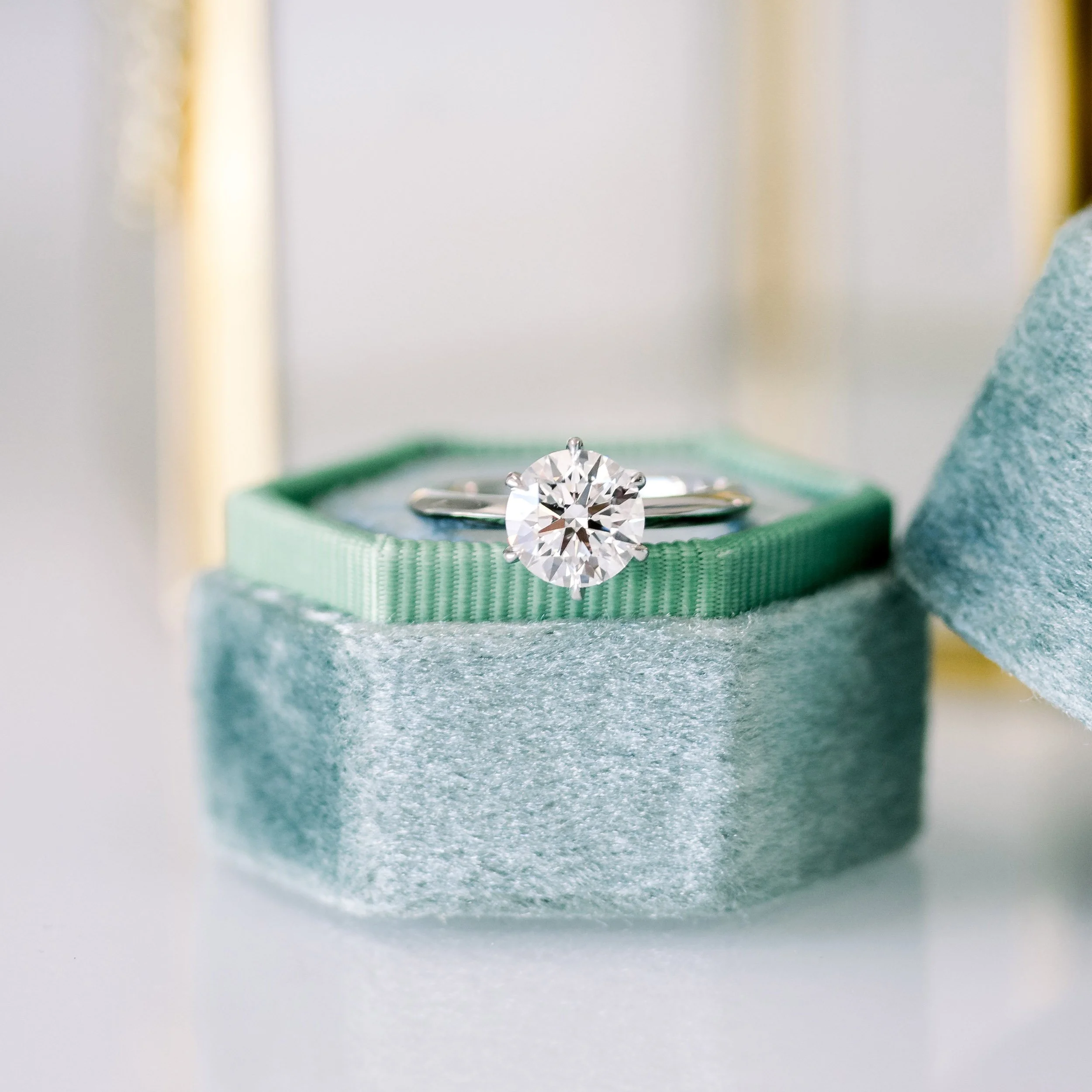 Diamond Wedding Ring In Box