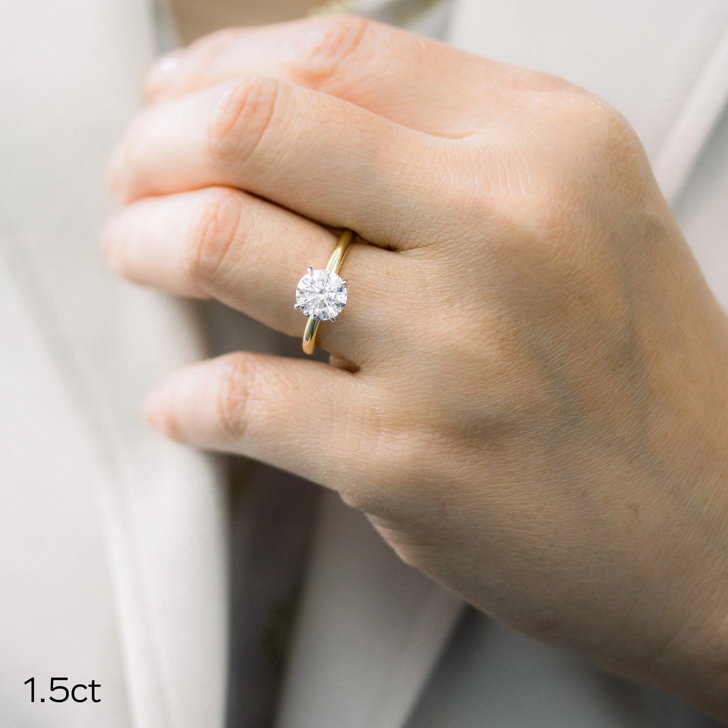 Circle Cut Engagement Rings