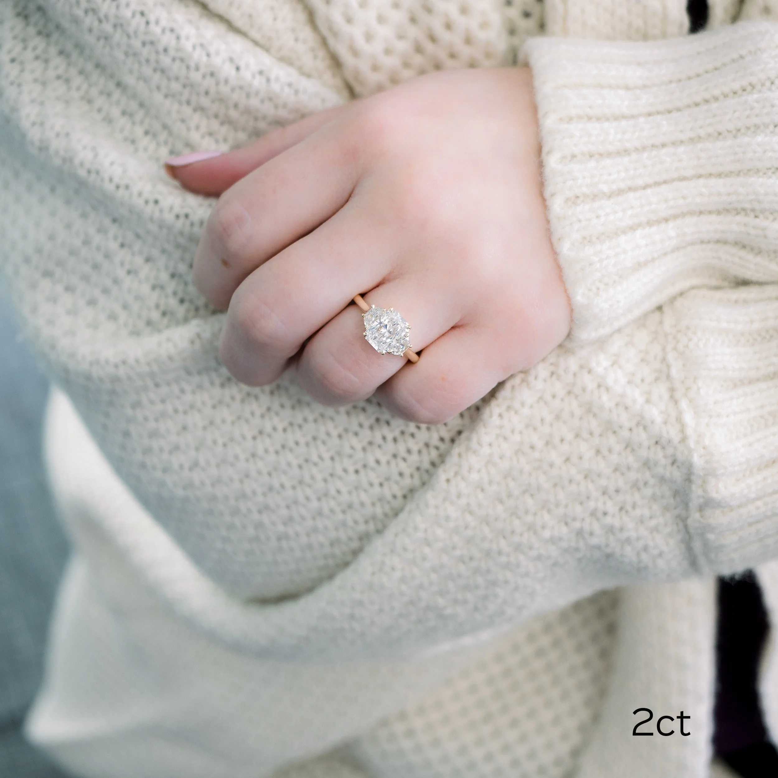 Radiant and Half Moon Setting