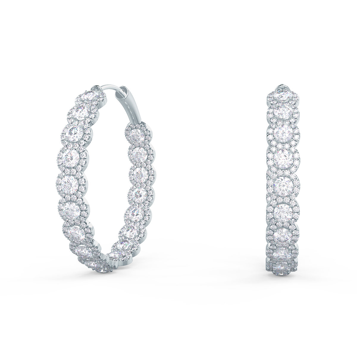 Lab Grown Diamond Studs, Hoops, Dangles, Jackets, Earrings