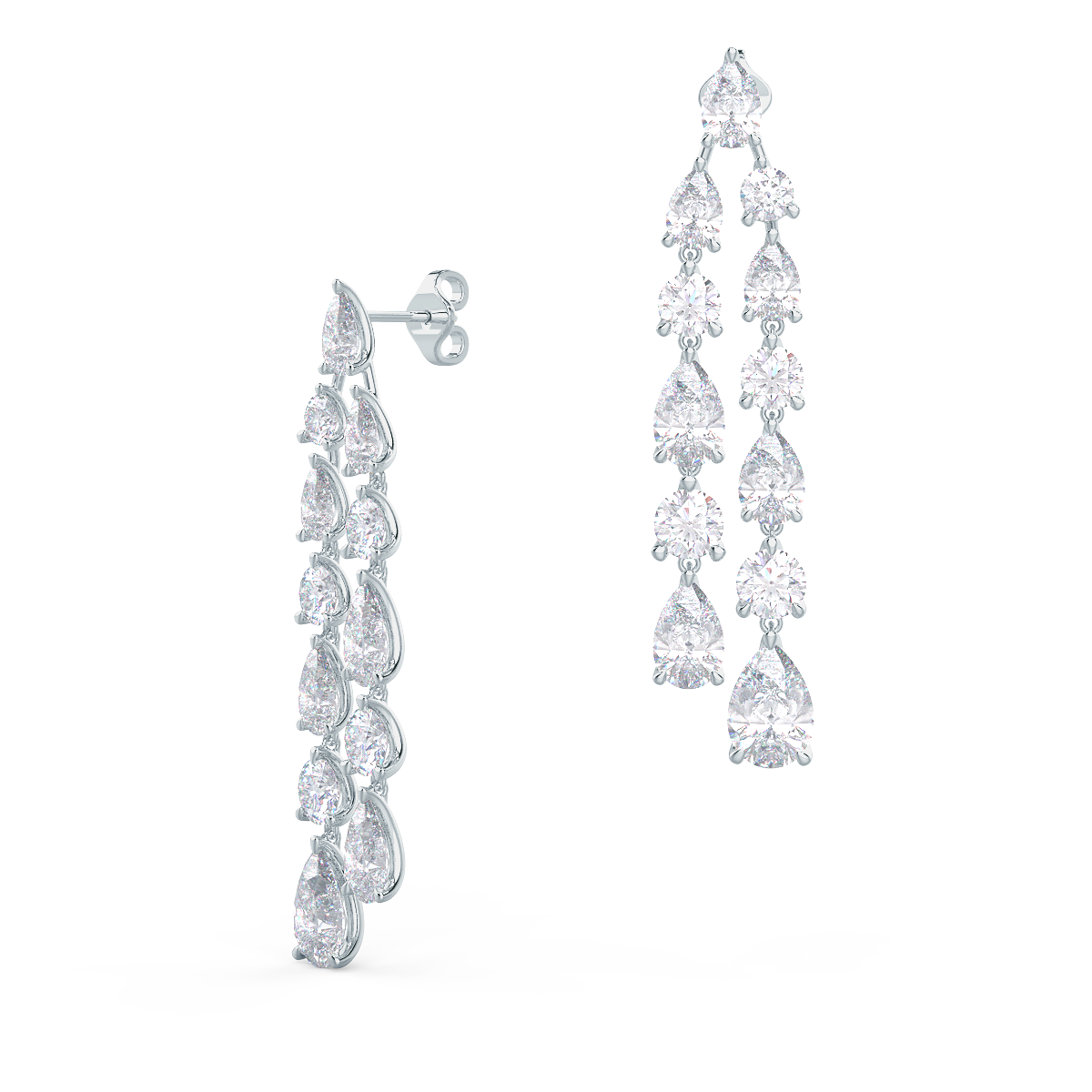 Lab Grown Diamond Studs, Hoops, Dangles, Jackets, Earrings