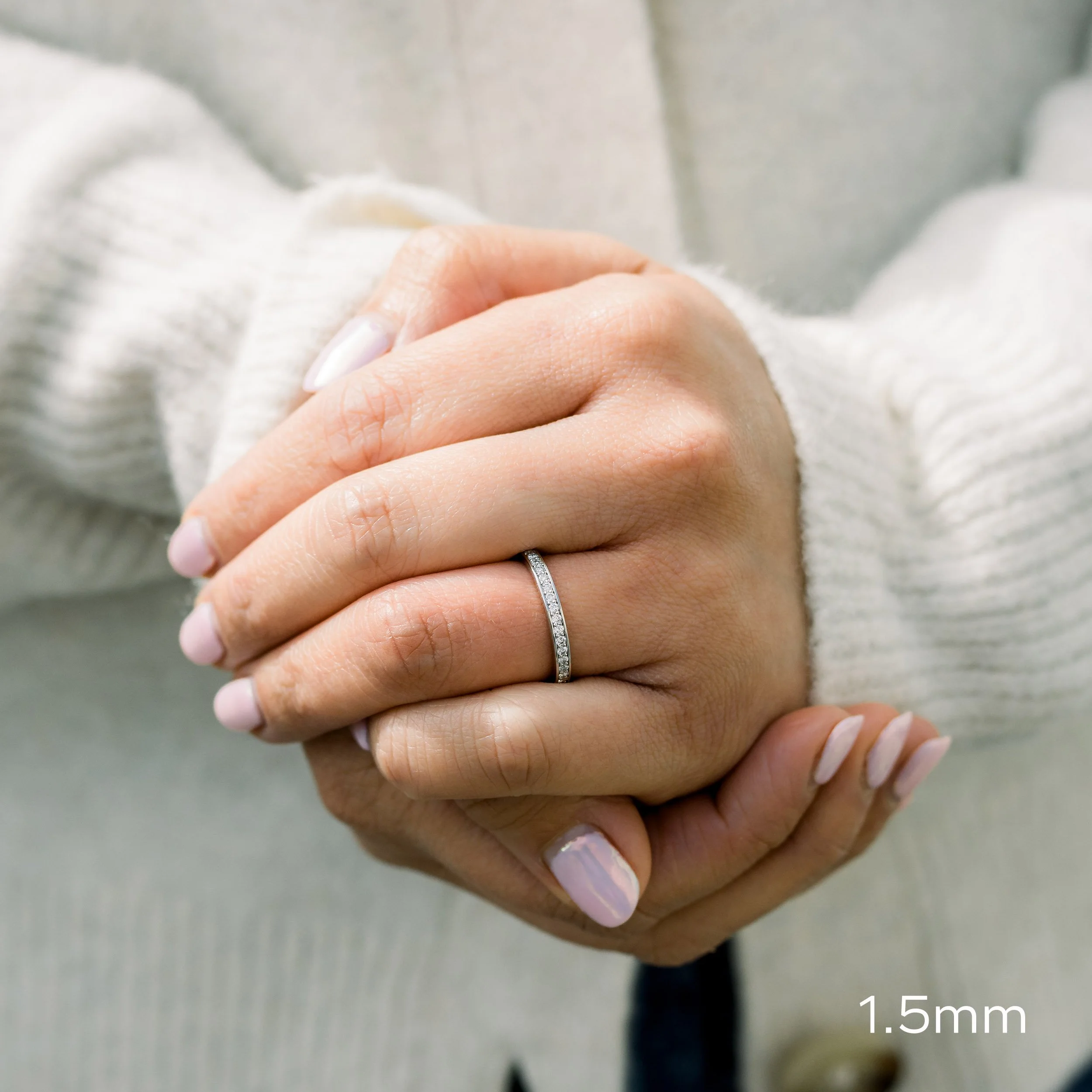 Channel Set Eternity Band