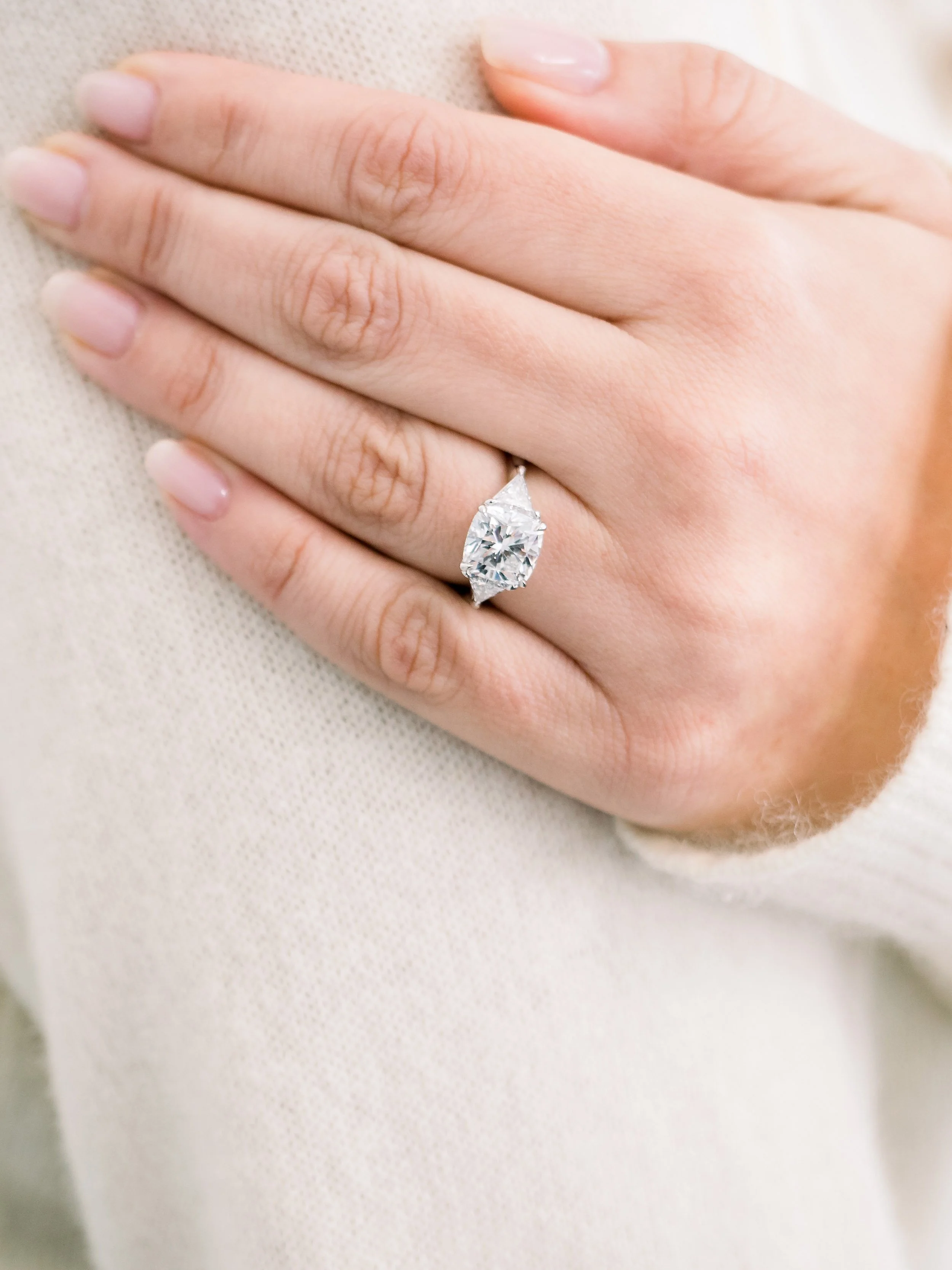 Cushion Cut Lab Diamonds of Various Sizes