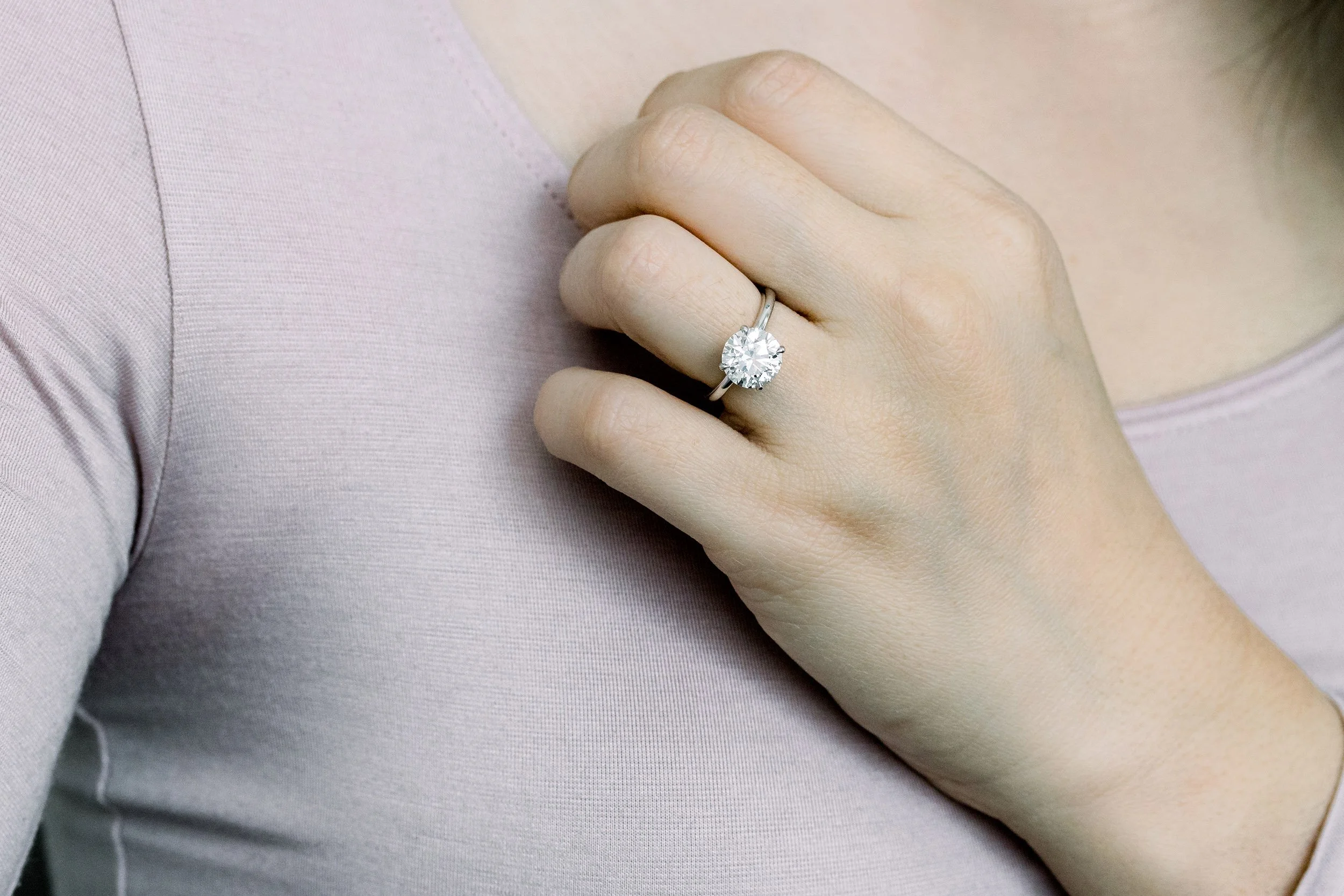 Platinum Diamond Engagement Ring
