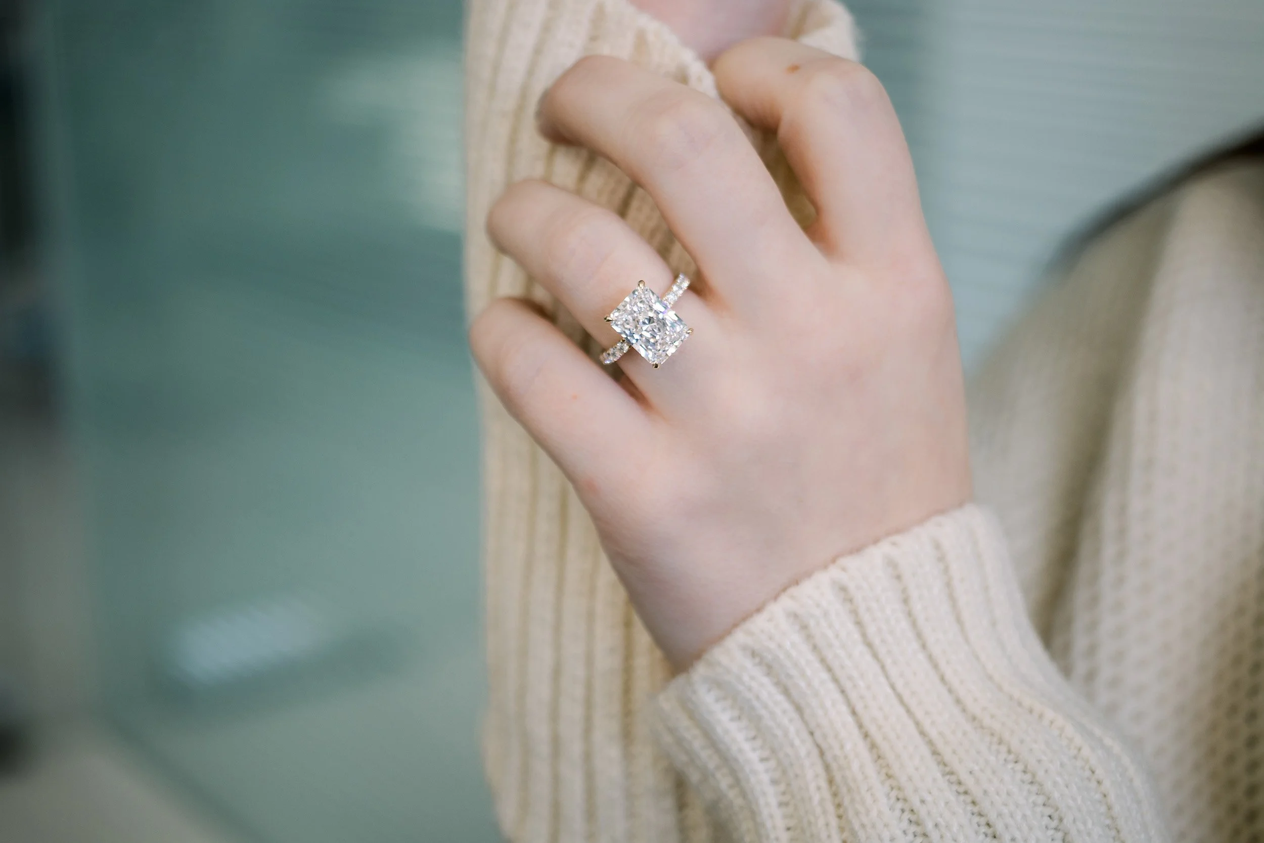 5 Carat Lab Grown Diamond Engagement Rings