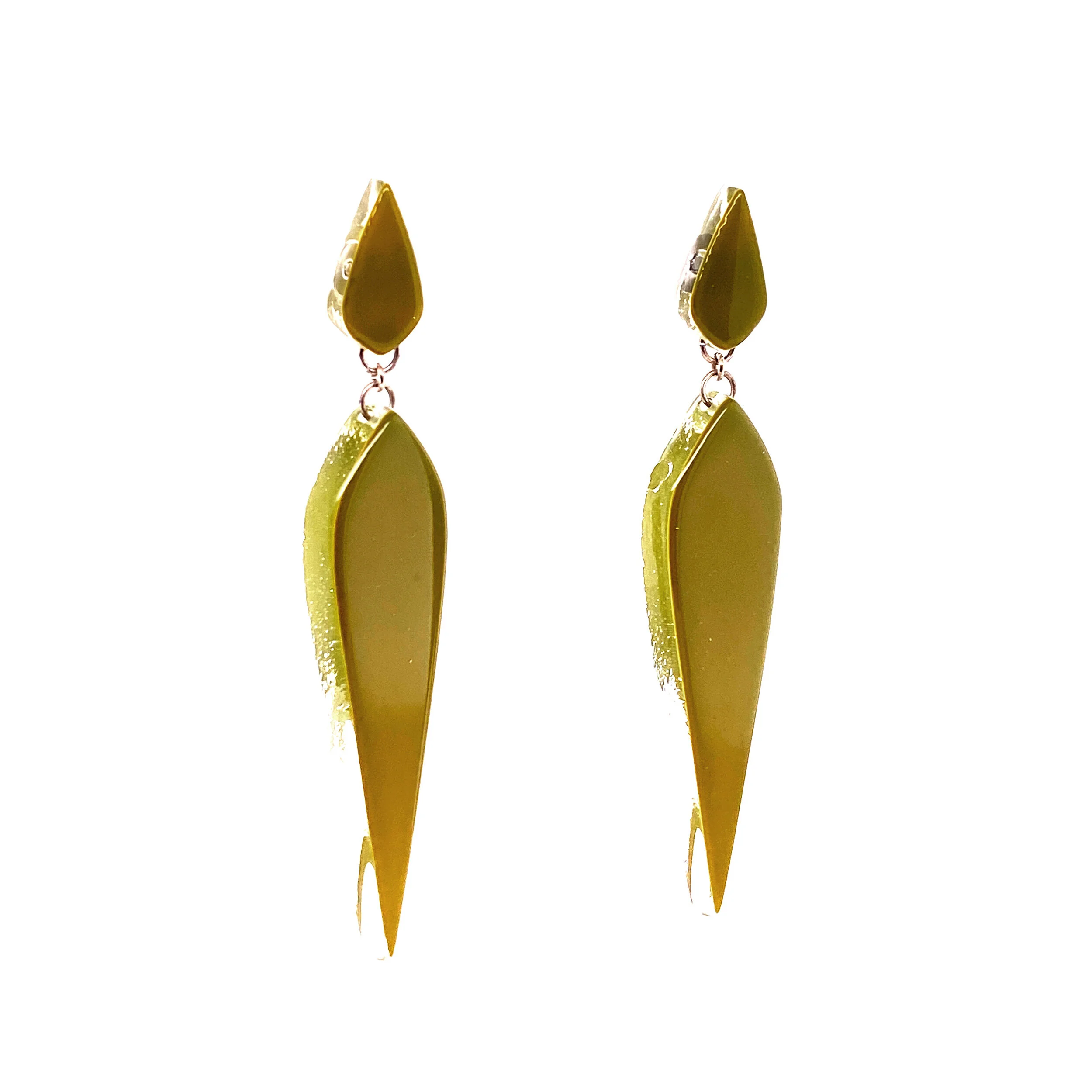 Deco Dagger Drop Earrings — Broken Plates