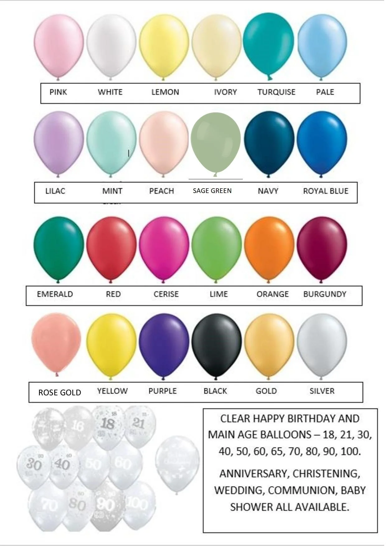 Academy Balloons