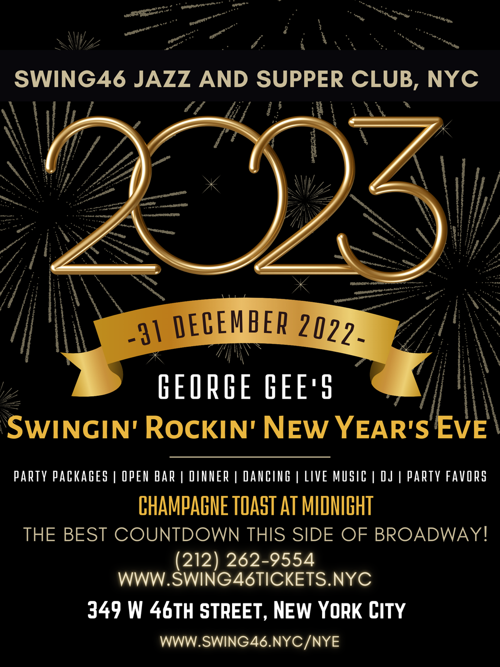 George Gee's Swingin' Rockin' New Year's Eve — George Gee Swing Orchestra