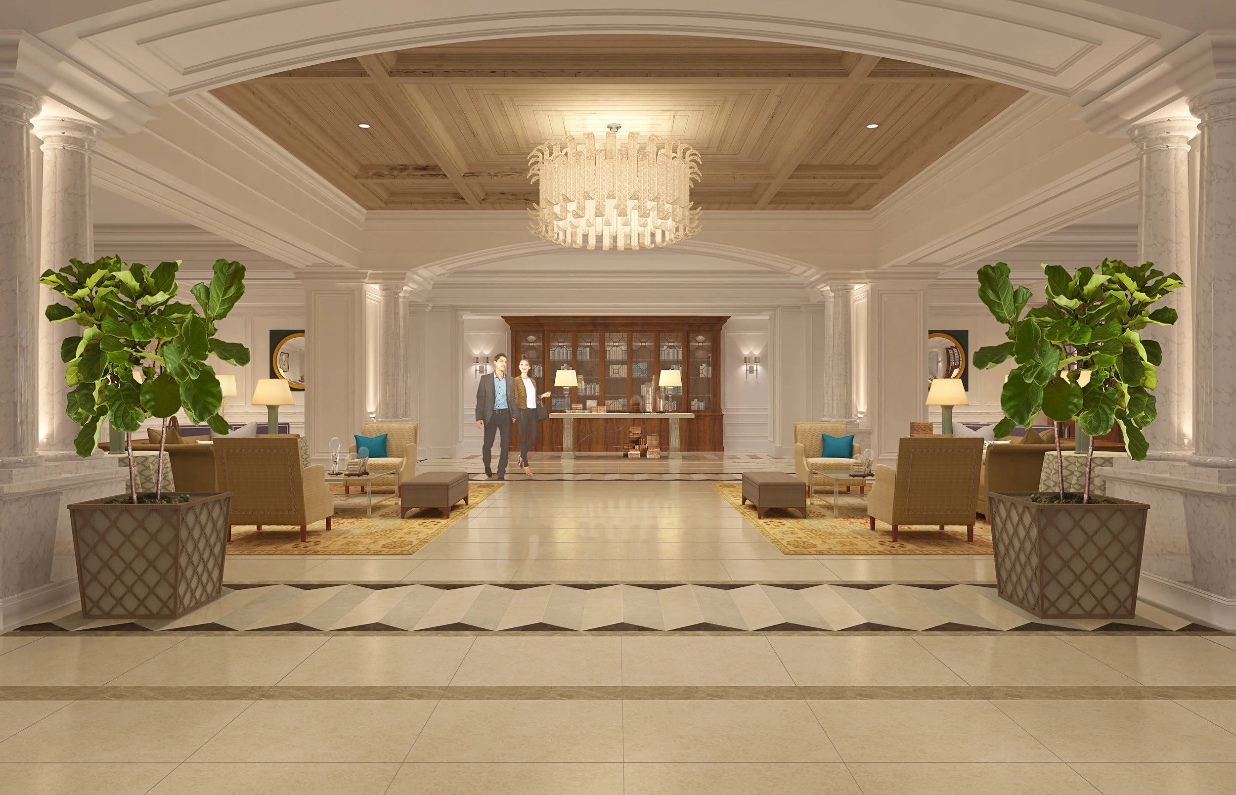 Hotel Bennett - renderings — DESIGN CONTINUUM, INC.