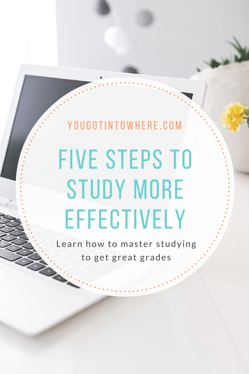 Five Steps to Studying More Effectively — You Got Into Where?