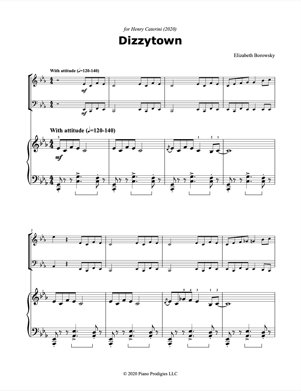 Three Christmas Trios — Elizabeth Borowsky