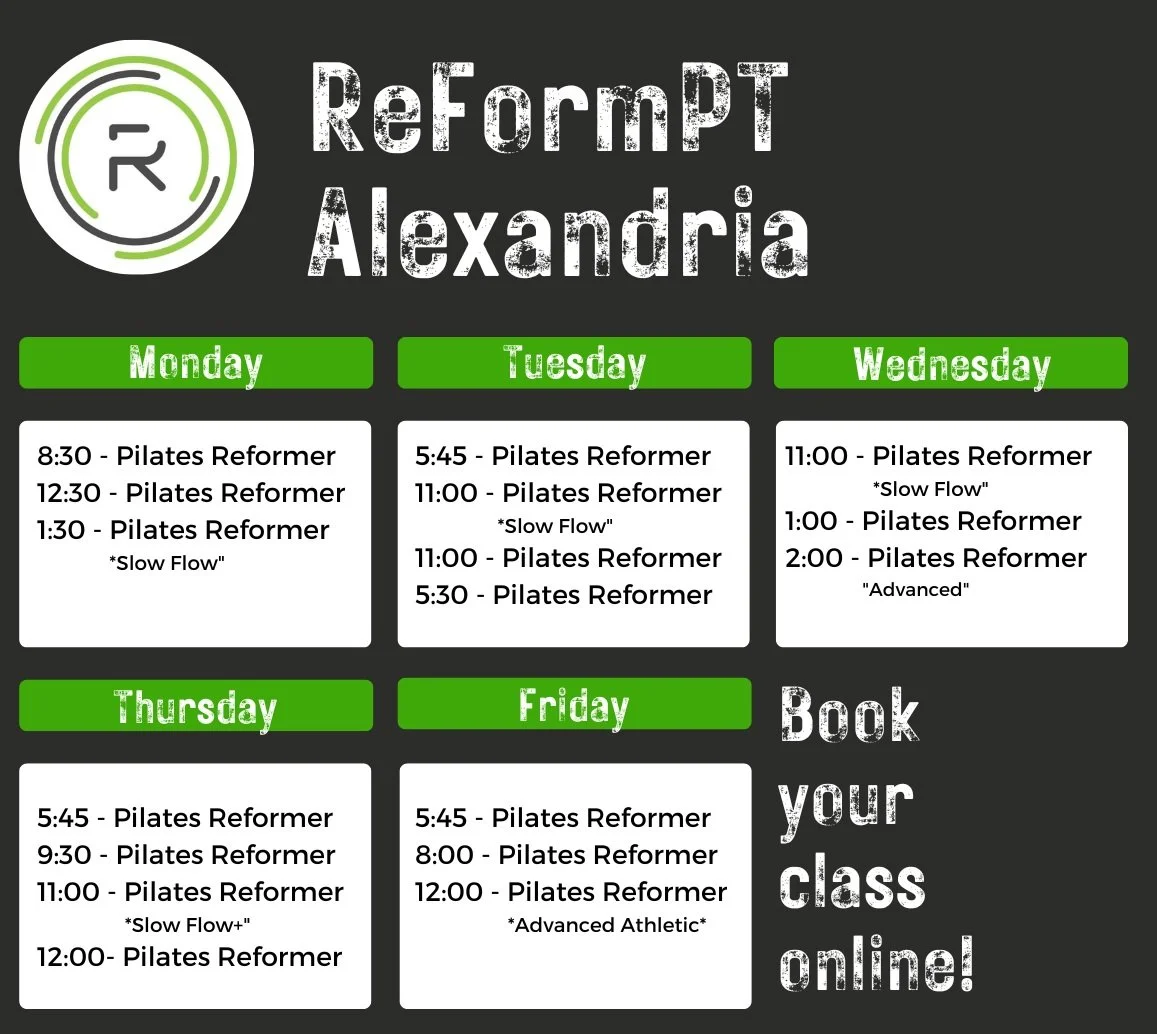 Group Classes — ReFormPT - Physical Therapy, Pilates, & Private ...
